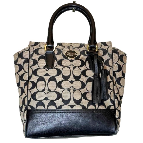 Coach | Bags | Coach Signature Print Handbag | Poshmark